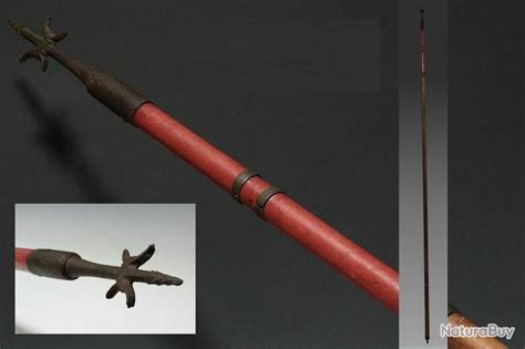 Antiquité Edo Grand Sodegarami Samurai Busho Lances 8616454