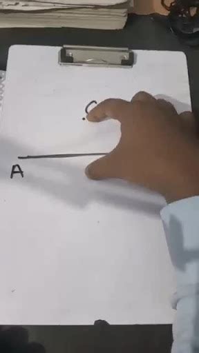 1 Draw A Line Say Ab Take A Point C Outside It Through C Draw A Line