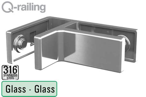 90 Degree Glass To Glass Connector 316 Ss All Glass Parts
