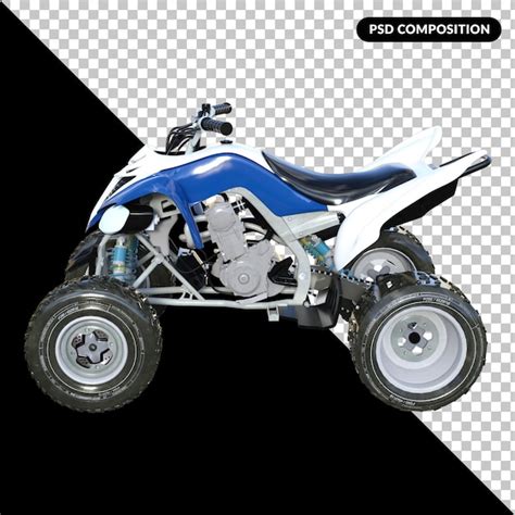 Premium Psd Quad Bike Isolated 3d