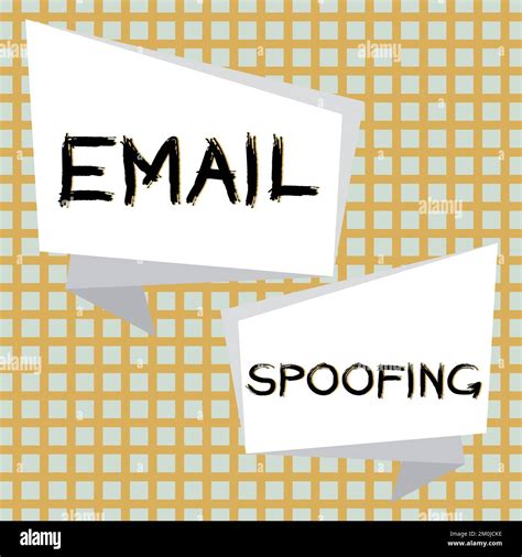 Handwriting Text Email Spoofing Business Idea Secure The Access And