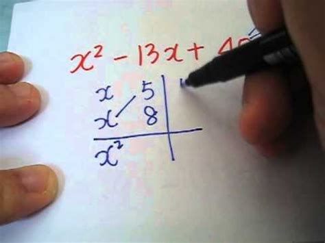 How To Factorise Quadratic Equations Using Cross Method Tessshebaylo