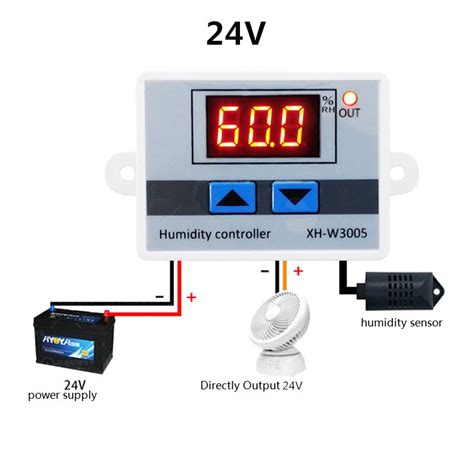 Controlador Digital Higrostato KT3010 XH W3005 Control De Humedad