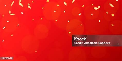 붉은 배경에 황금 색종이와 뱀 벡터 스톡 일러스트 배너 또는 엽서 색종이 조각에 대한 스톡 벡터 아트 및 기타 이미지 색종이 조각 1920년대 아가씨 기념일 Istock