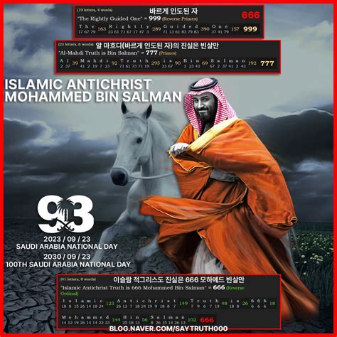 적을 알아야 분별할 수 있다 이슬람 메시아 적그리스도 빈살만 R Koreanbiblebeliever