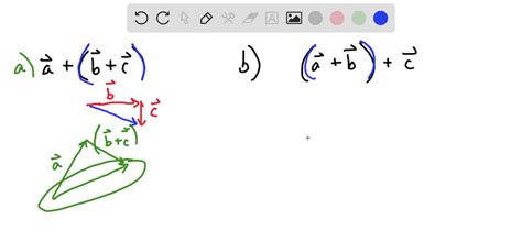 Solvedvectors A⃗ B⃗ And C⃗ Are As Shown A Construct A⃗b⃗c⃗ B
