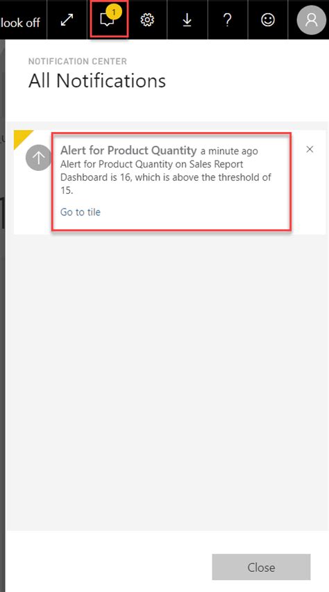 Microsoft Power BI Alerts SPGuides