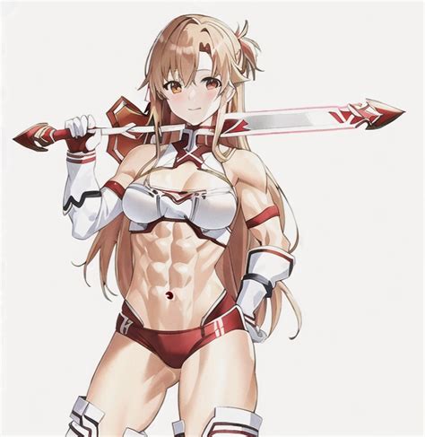 Rule 34 Abs Ai Generated Midriff Muscle Muscular Female Navel Stable