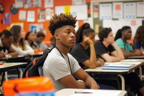 Premium Photo Diversity High School Students Study In The Classroom
