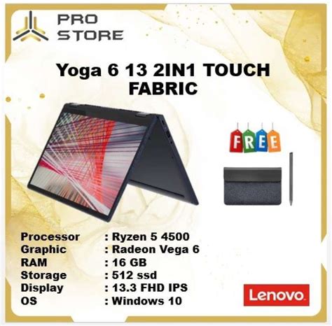 Promo Lenovo Yoga In Touch Fabric Ryzen Gb Ssd Vega W Diskon Di Seller
