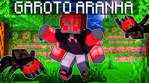 Jogando Como Um Garoto Aranha No Minecraft Youtube