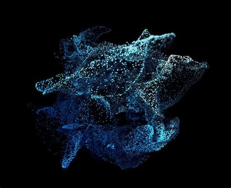Premium Photo Abstract 3d Rendering Of Flying Particles