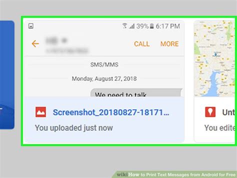 How To Print Text Messages From Android For Free With Pictures
