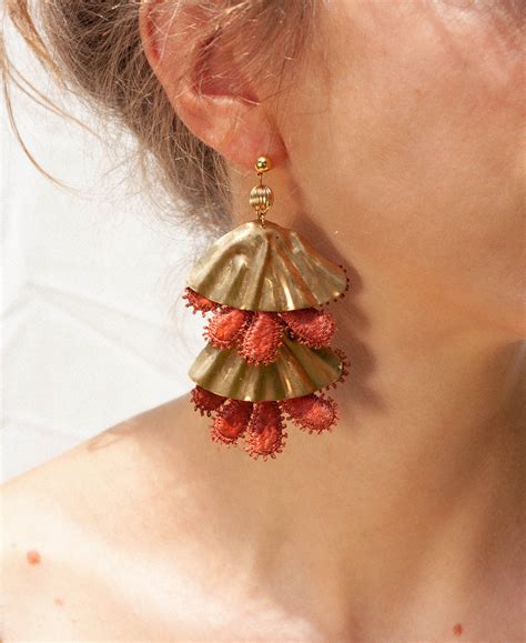 Lua Pele Earrings — This Ilk Vintage Lace Statement Jewelry