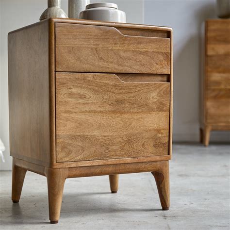 Mango Wood Bedside Table Bandm At Keith Criswell Blog