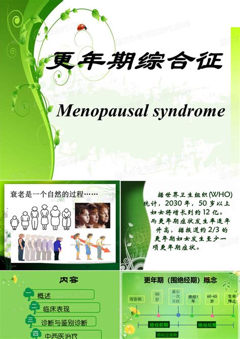 更年期综合征ppt模板下载编号qonyngav熊猫办公