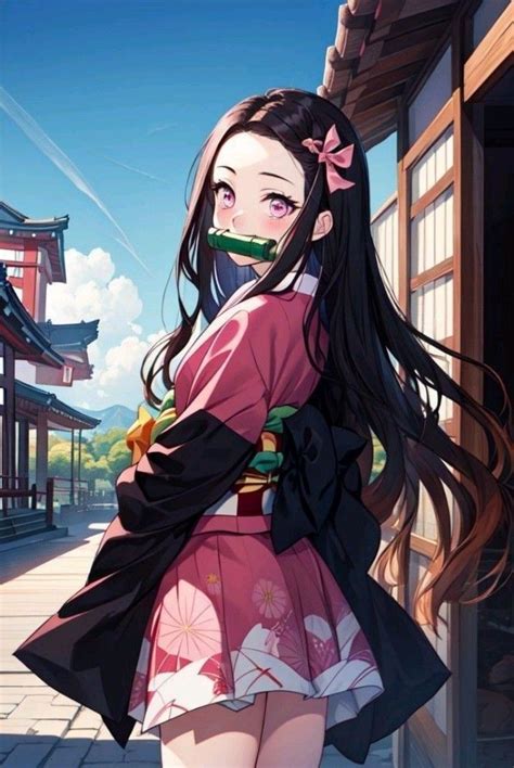 Nezuko 💕 Tutoriel Dessin Chat Fond Decran Dessin Dessin Adorable