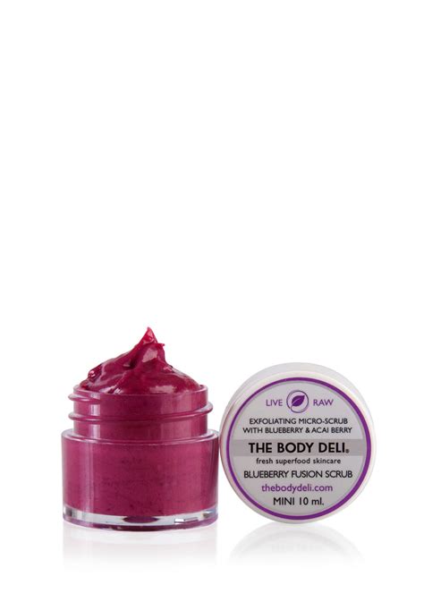 Blueberry Fusion Scrub Exfoliating Blueberry Facial Scrub Micro Scrub