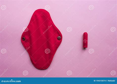 Reusable Cloth Sanitary Menstrual Pad And Disposable Tampon Zero Waste