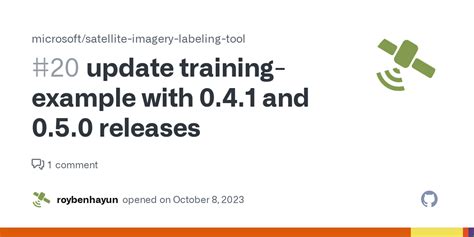 update training example with 0 4 1 and 0 5 0 releases · issue 20