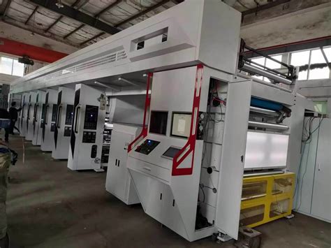 1050mm 8 Color High Speed New Gravure Rotogravure Printing Machine