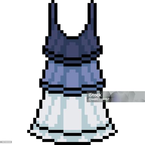 Vector Pixel Art Isolated Cartoon Stock Illustration Download Image