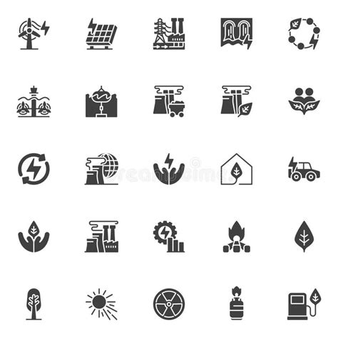 替代能量矢量图图标 库存例证 插画 包括有 例证 收集 次幂 图象 地球 设置 生态 全球 276762096