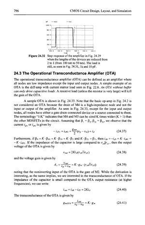 CMOS Analog Design Chapter Introduction To CMOS Design This Chapter Provides A Brief Studocu