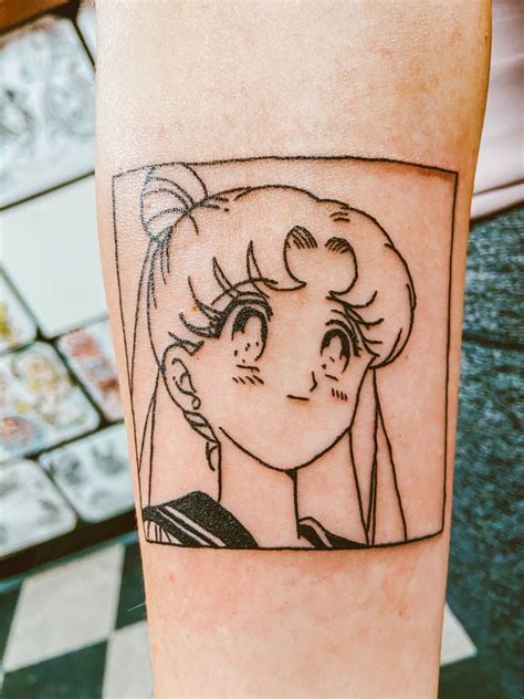 Sailor Moon Tattoo Moon Tattoo Sailor Moon Tattoo Cat Tattoo Simple