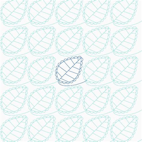 Lacy Leaf Edge To Edge Design 2 Pro Stitcher