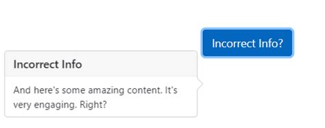 Html Bootstrap Popover Not On Button Stack Overflow