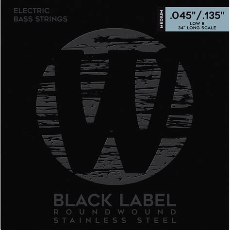 Warwick Blacklabel 045 135 5 String Electric Bass Strings