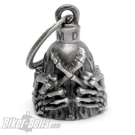 Biker Bell With Crossed Middle Finger Motorcyclist T Biker