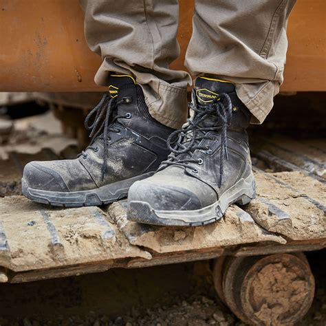 Mens Terra Carbine 6 Waterproof Composite Toe Safety Work Boot