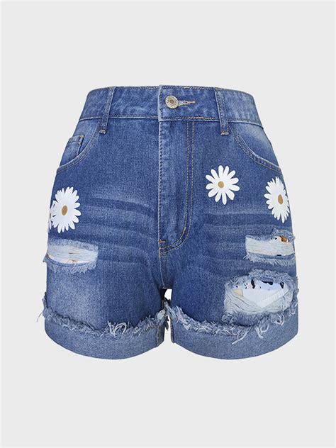 Street Hipster Hot Pants Rebleu