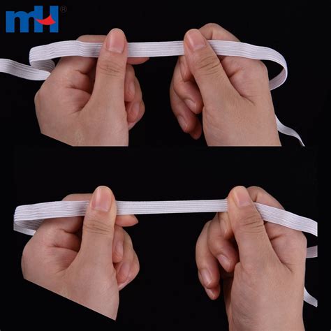 6mm 8 Cords Elastic Braid For Waistbands Sleeves Necklines Sportswear