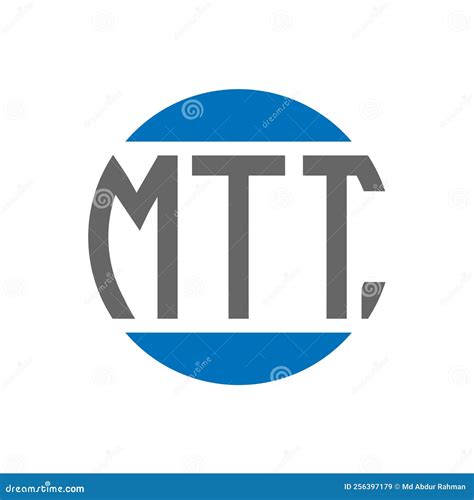 Mtt Letter Logo Design On White Background Mtt Creative Initials