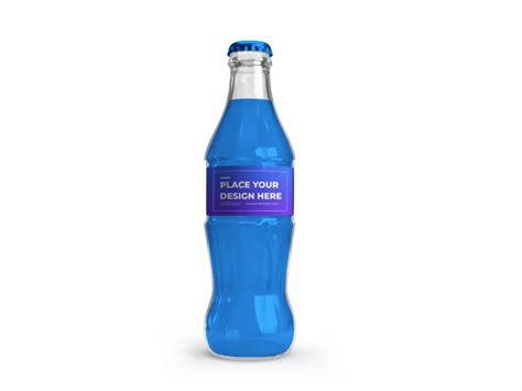 Coke Bottle Mockup Template