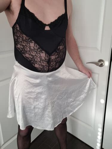White Satin Skirt Photo Ashemaletube Com