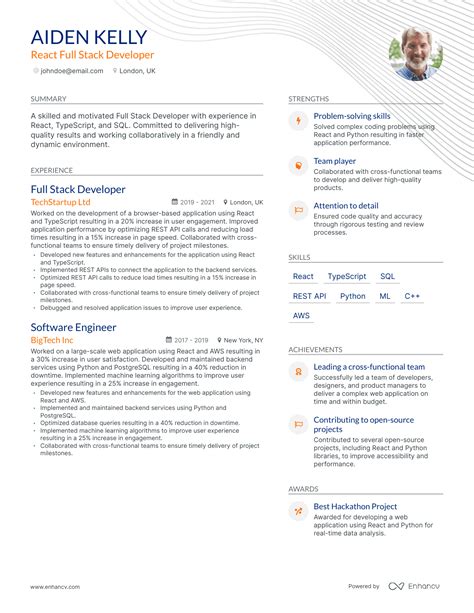 8 react developer resume examples and guide for 2023