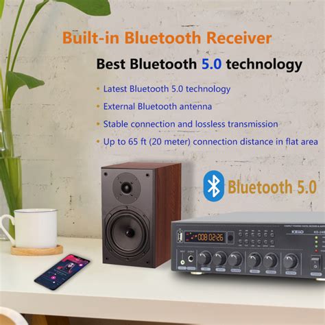 Keiid Wifi And Bluetooth 5 0 Stereo Digital Amplifier Receiver For Home