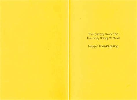 Stretch Pants Humorous Funny Thanksgiving Card