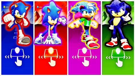 Sonic Boom Vs Sonic Prima Vs Sonic The Hedgehog Vs Sonic Movie 5 Tiles