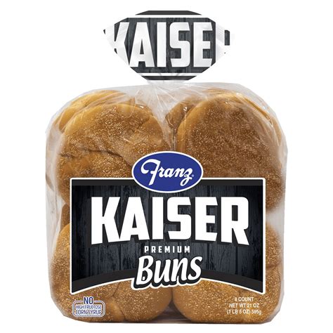 Franz BBQ Kaiser Hamburger Buns Oz Count Walmart