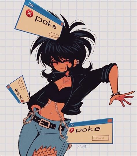 Rule 34 Annoyed Face Black Hair Chains English Text Female Ripped Jeans Ripped Pants Sfw