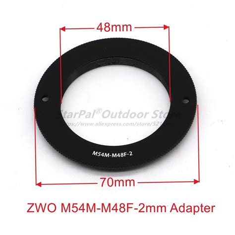 Zwo M54m M48f 2 Adapter Is Suitable For Zwo 2 Inch Grandado