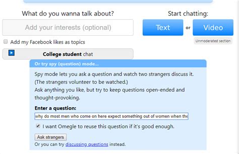 How To Use Omegle Common Interests To Find Females Chat Tricks