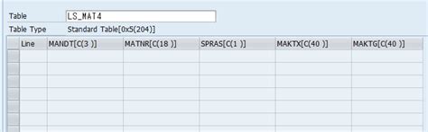 Sap Abap 강좌 19 변수 선언 및 Internal Table 나와 함께 Sap질을