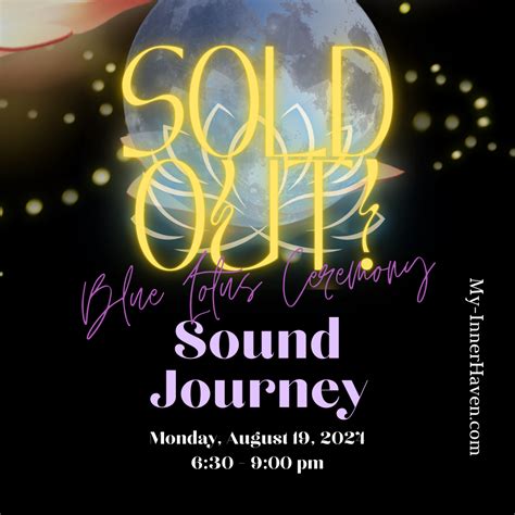 Super Full Moon Blue Lotus Ceremony And Sound Journey Inner Haven Spirit