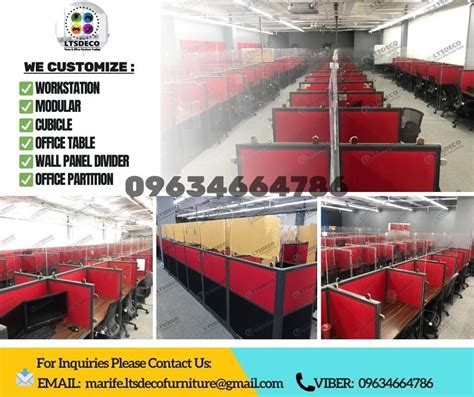 Workstation Table Office Furniture Partitions Furniture And Home Living